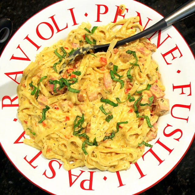 52 Ways to Cook: Creamy Lemon Fettuccine Alfredo with Ham - 52 ...