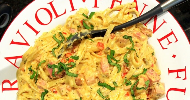 52 Ways to Cook: Creamy Lemon Fettuccine Alfredo with Ham - 52 ...