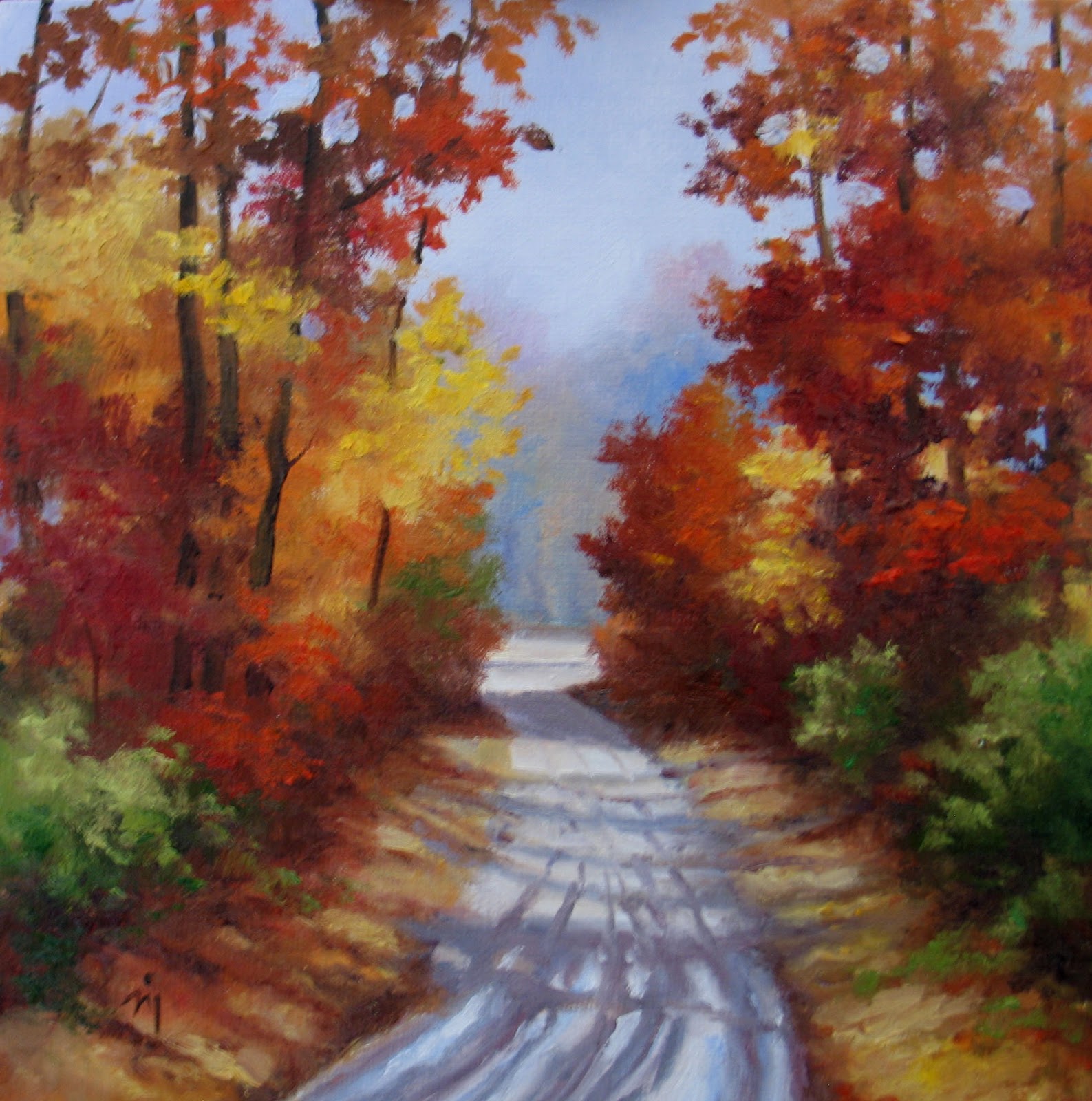 Nel's Everyday Painting: November Afternoon - SOLD