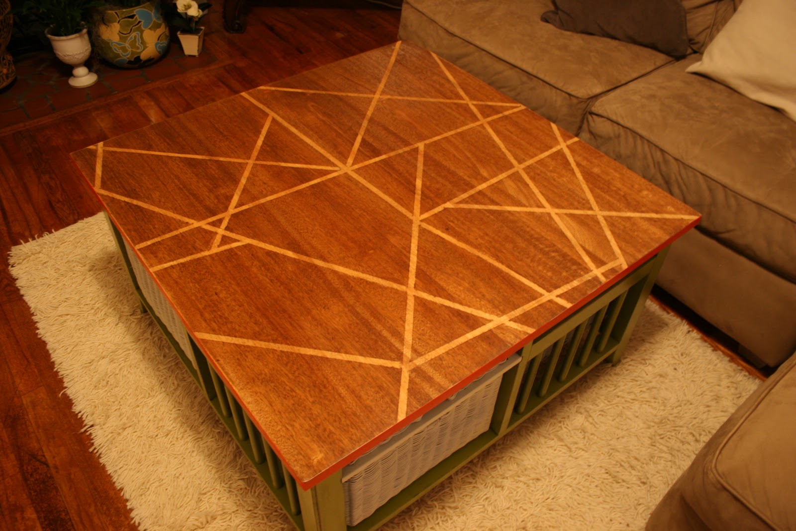 Bang Up Furniture Revivals: Do It Yourself: Crazy Coffee Table Re-Do