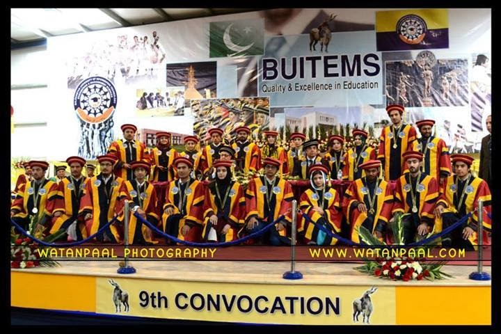 Balochistan Times : In Pictures: BUITEMS 9th Convocation