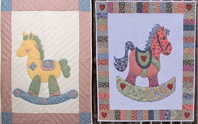 Katie's Quilts and Crafts: Rocking Horse Baby Quilt