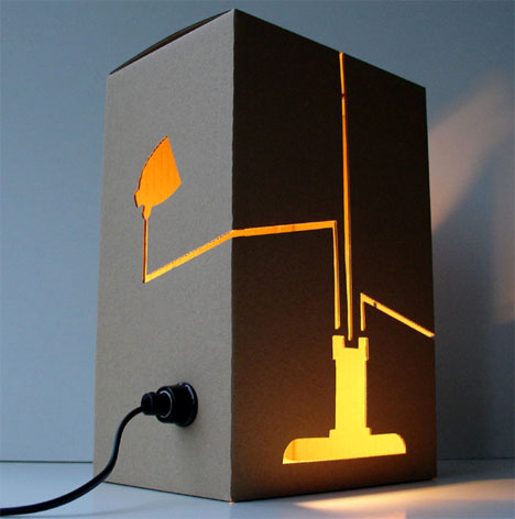 Creativity..!!: Creative Cardboard Lamps..!!