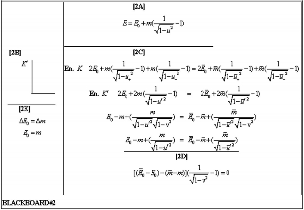 LA ÚNICA FOTOGRAFÍA DE LA FAMOSA FÓRMULA DE ALBERT EINSTEIN E=MC2
