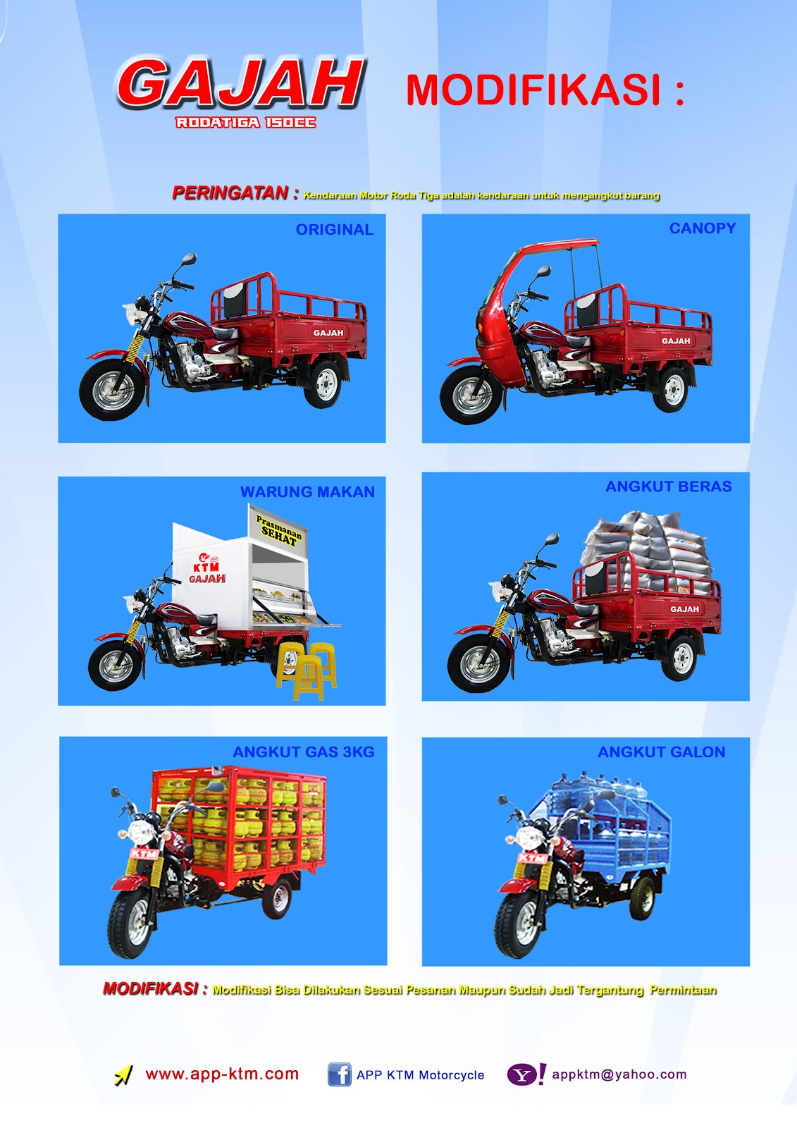 MOTOR BISNIS ANDA: Modifikasi Karoseri KTM GAJAH