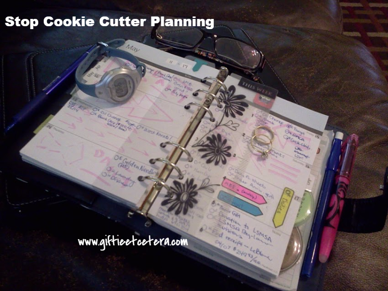Stop Cookie Cutter Planning | Giftie Etcetera: Stop Cookie Cutter Planning