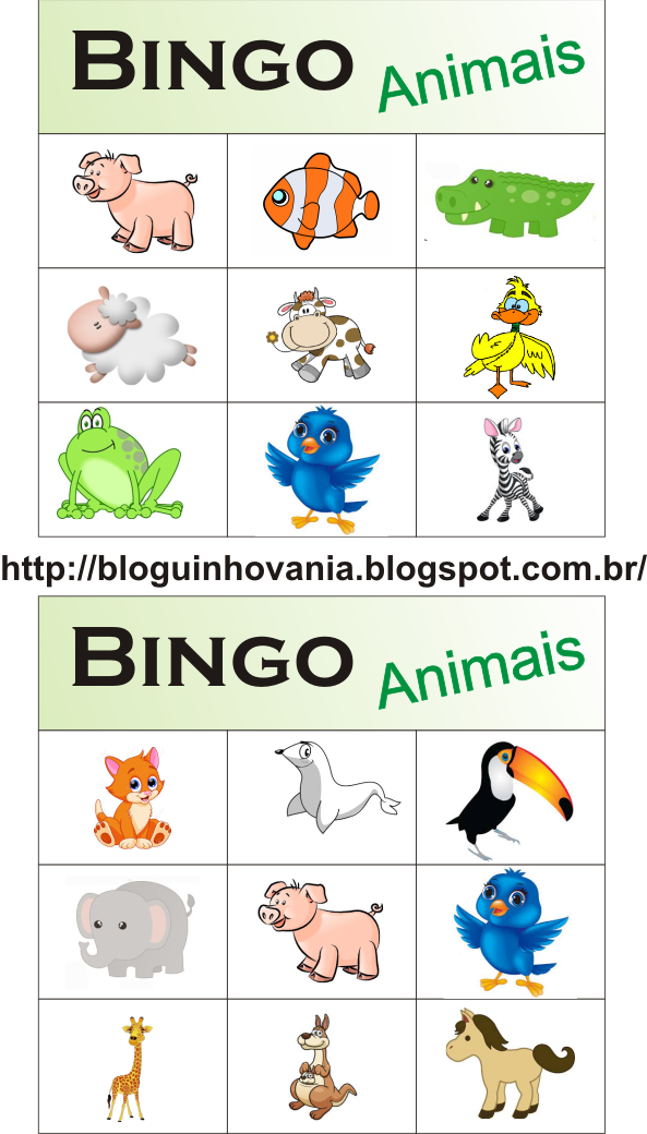 Bingo Animais