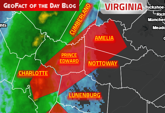 GeoFact of the Day: 10/31/2019 Virginia Tornado Warning 4