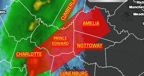 GeoFact of the Day: 10/31/2019 Virginia Tornado Warning 4