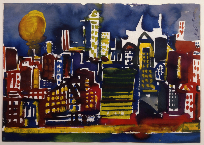 Romare Bearden- Cityscape