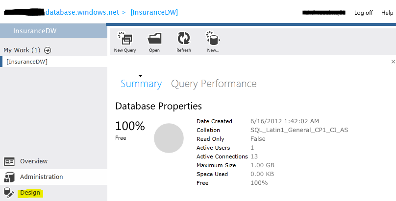 SQL Server SELECT: SQL Azure: Development Tools
