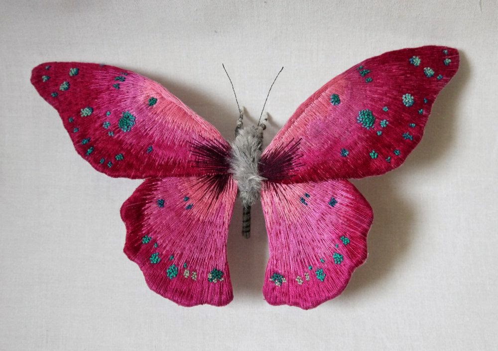 CREATORS GALAXY: Beautiful Textile Sculptures of Moths and Butterflies ...