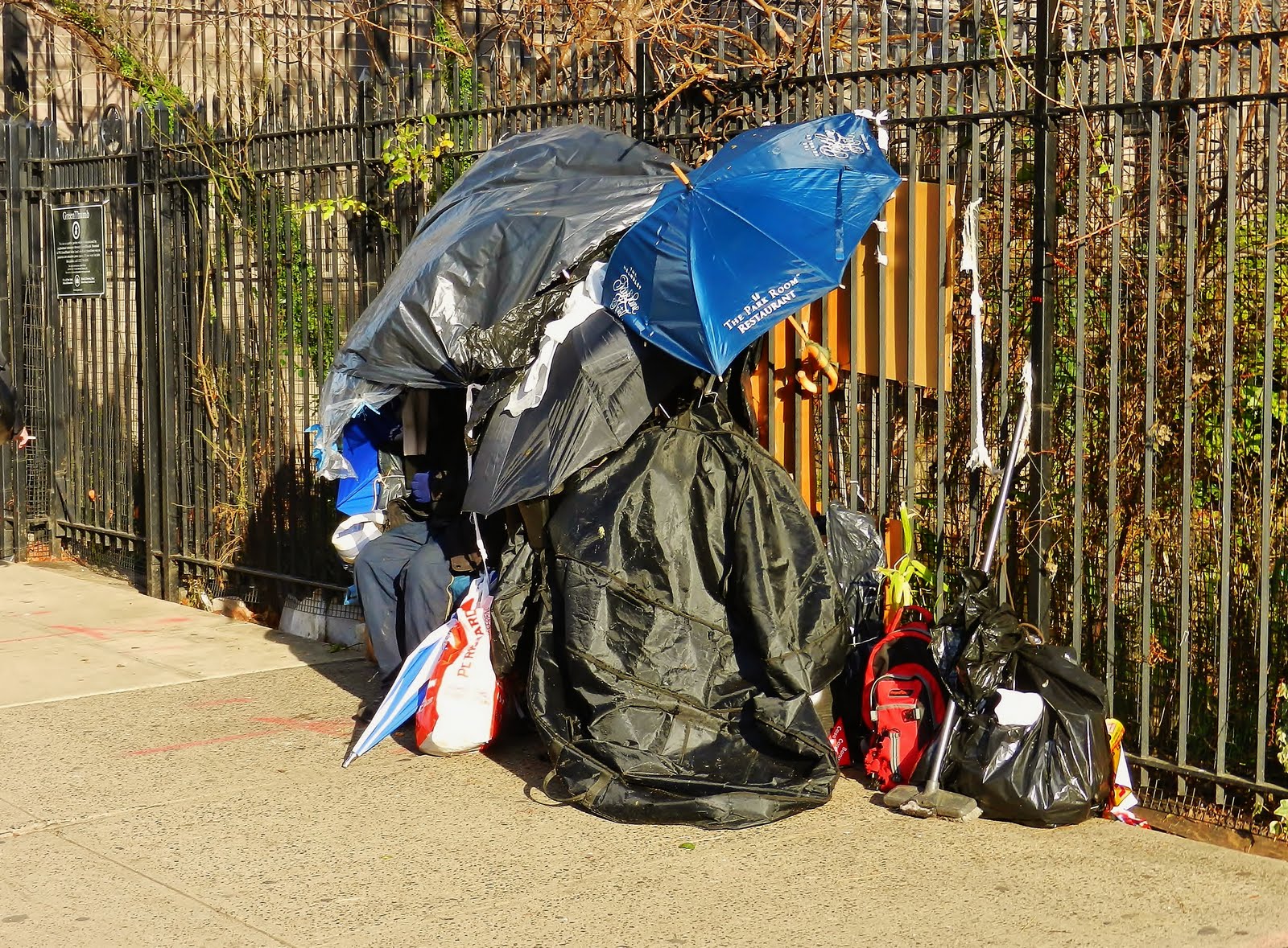 EV Grieve: City removes homeless man's makeshift shelter from Bowery ...