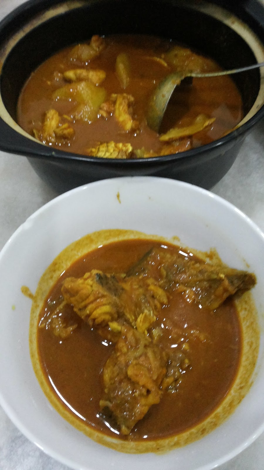 Rumah Hijau Telibong: FISH CURRY @ KARI IKAN ARUT KAK MAR