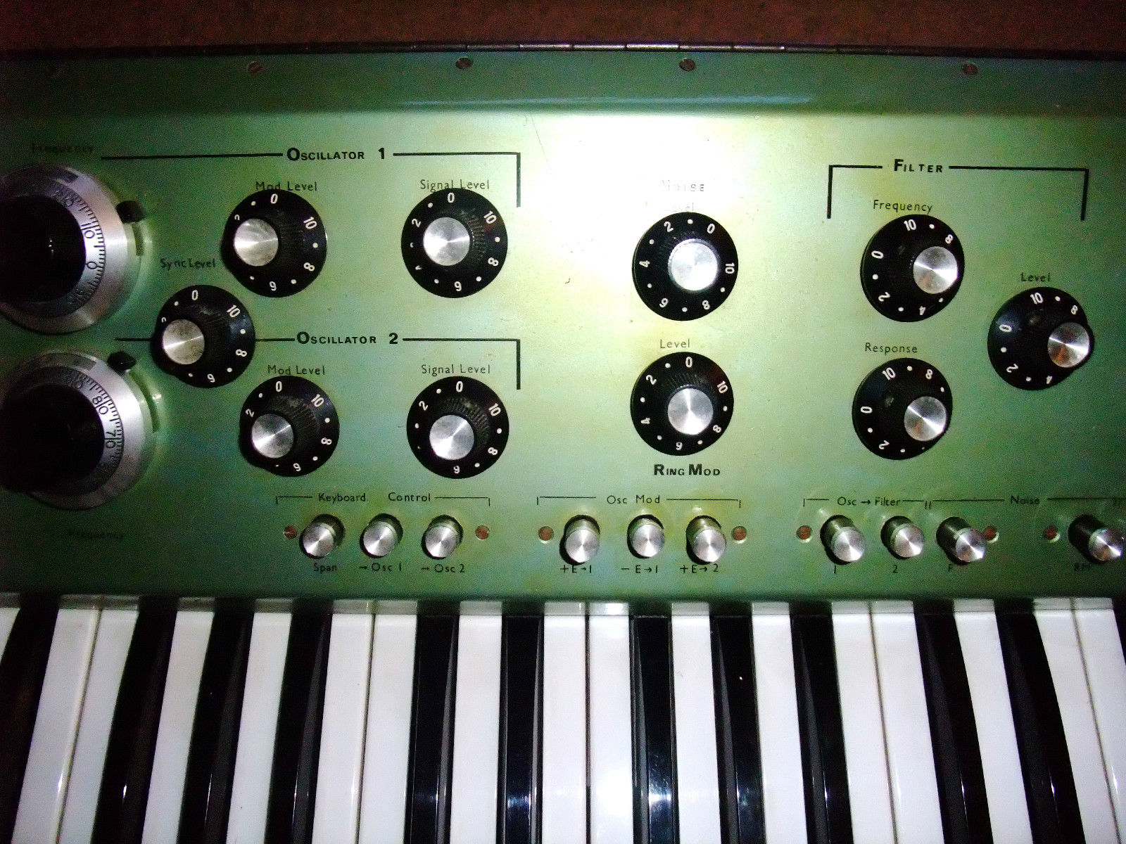 MATRIXSYNTH: Rare Vintage Analog Synthesizer Keyboard of Unknown Origin