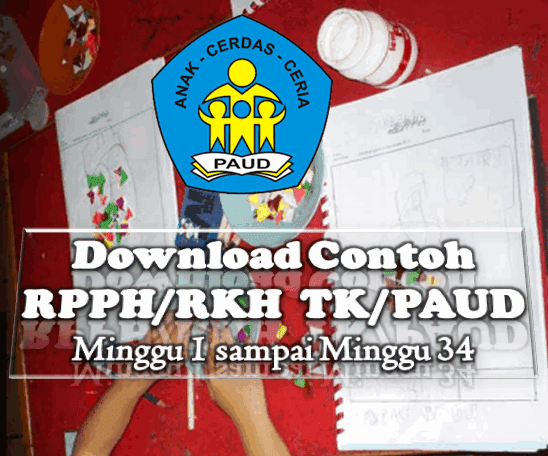 Download Contoh RPPH/RKH TK/PAUD Minggu 1 sampai Minggu 34 | Gudang ...