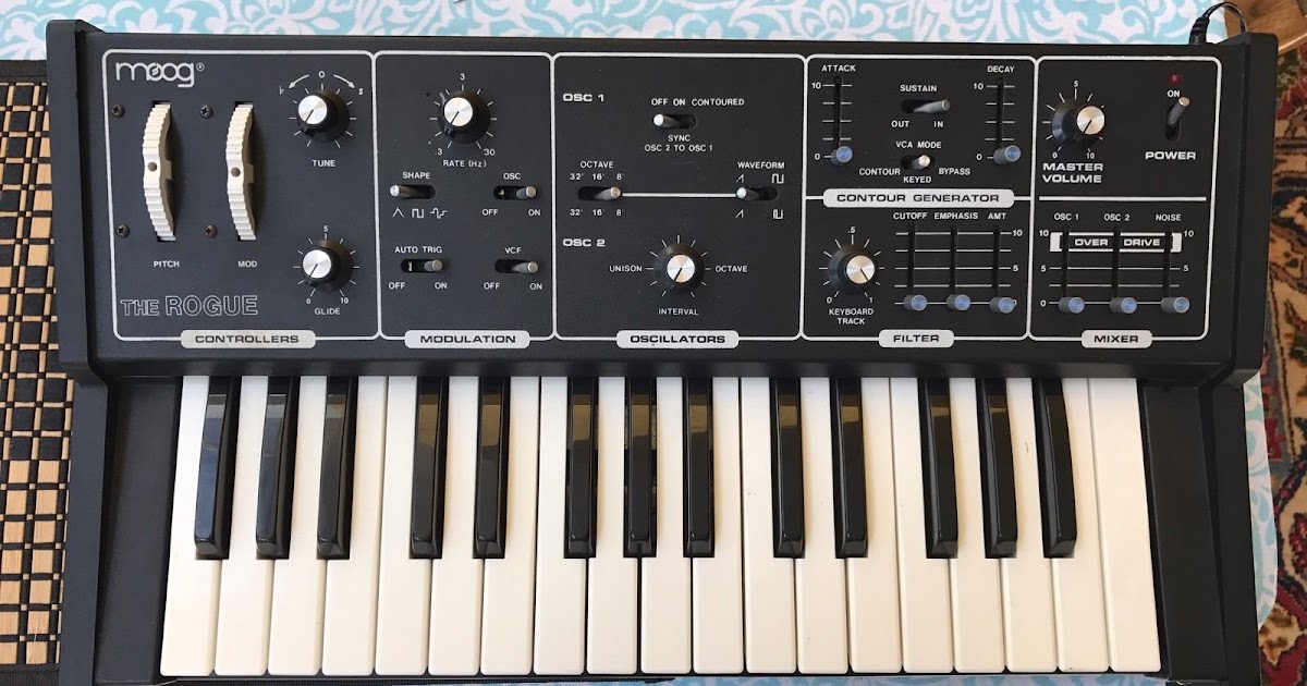 MATRIXSYNTH: Vintage moog THE ROGUE SN 2455