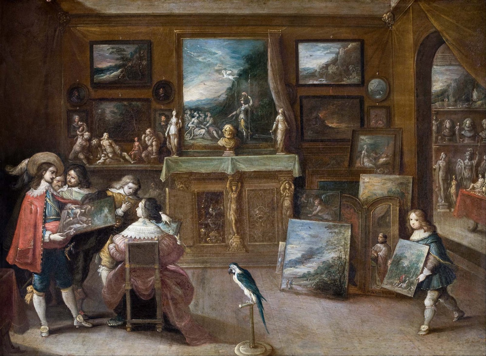 Frans Francken II Art Room 1636 Kunsthistorisches Museum, Vienna ...