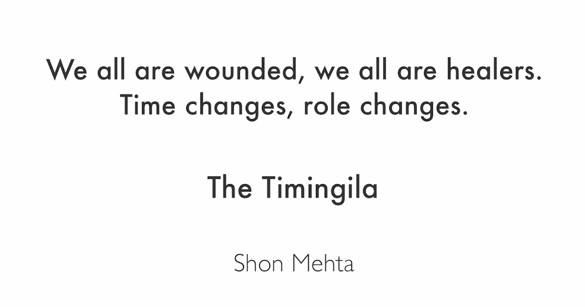 Shon Mehta: The Timingila Quote: Compassion