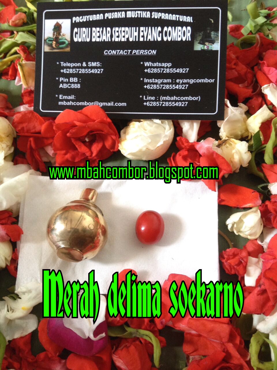 MERAH DELIMA SOEKARNO | Museum Keris Bertuah