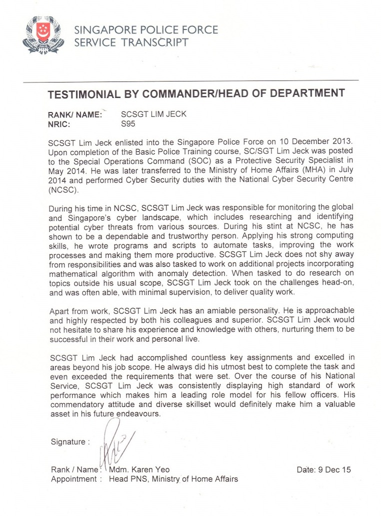 Welcome all!: Completion of Full-Time National Service