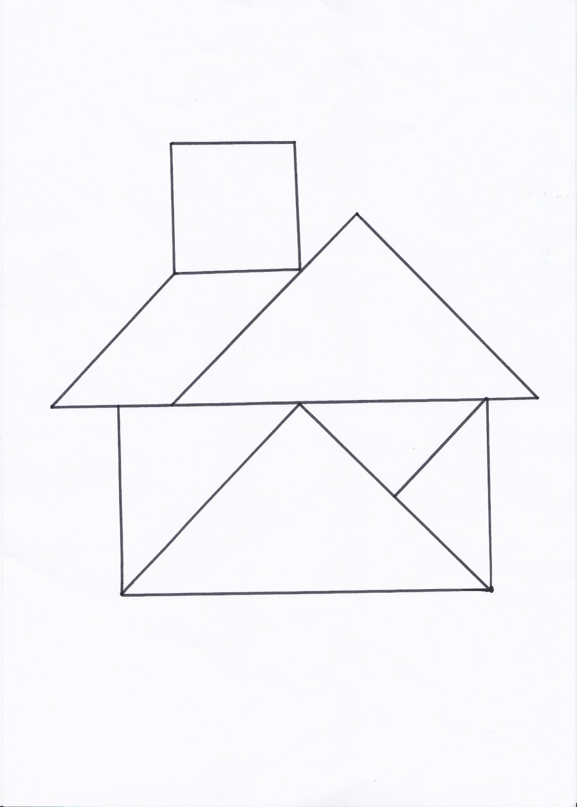 La Gran Ciudad del Sueño: Jugamos con nuestro tangram en casa como en clase