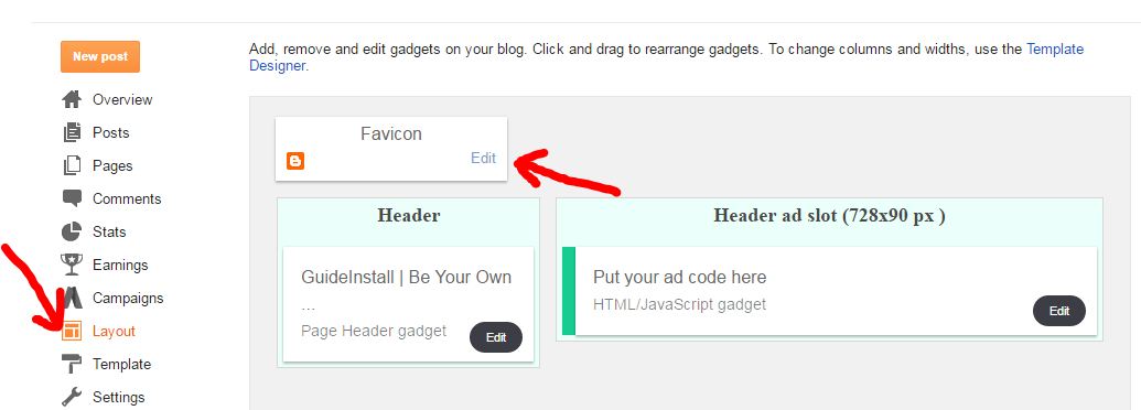 How to Change or Replace your Blogger Default FAVICON with your Own ...