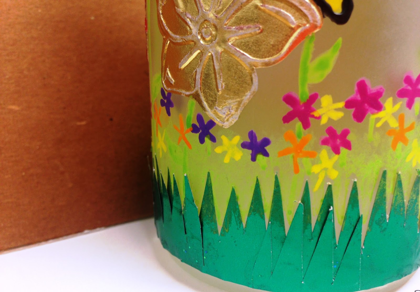 Spring Flowers on a Bottle!