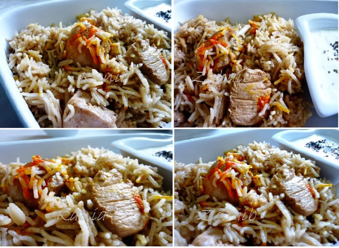 Rania @ Work with sugar'n spice: Chicken Polau spicy and fluffy : )