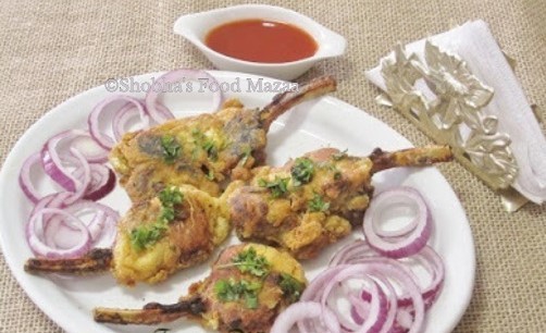 Shobha's Food Mazaa: MUTTON CHOPS (Snack)