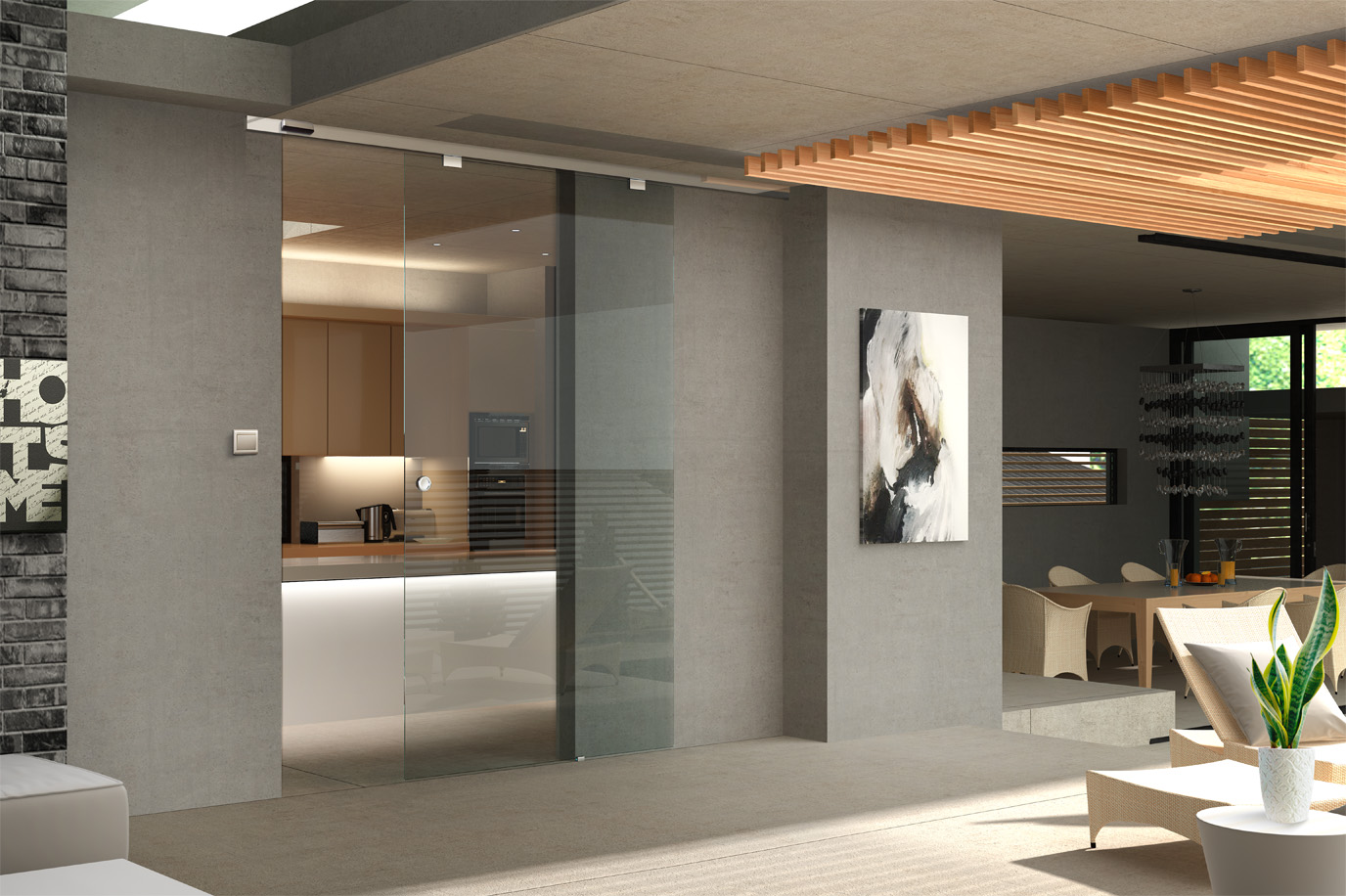 Leader Automatic Door: Linear magnetic drive sliding door make your ...