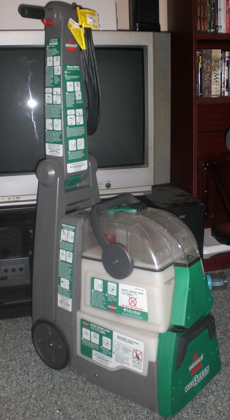 Renting a Bissell Big Green Carpet Cleaning Machine - Review of the ...