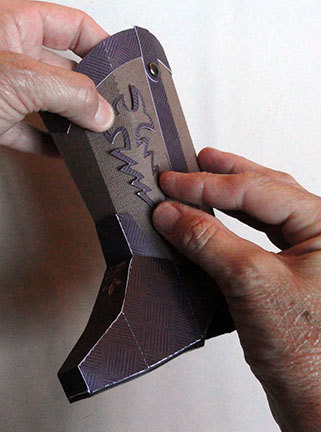 Needles 'n' Knowledge: 3d Cowboy Boot Papercraft Tutorial