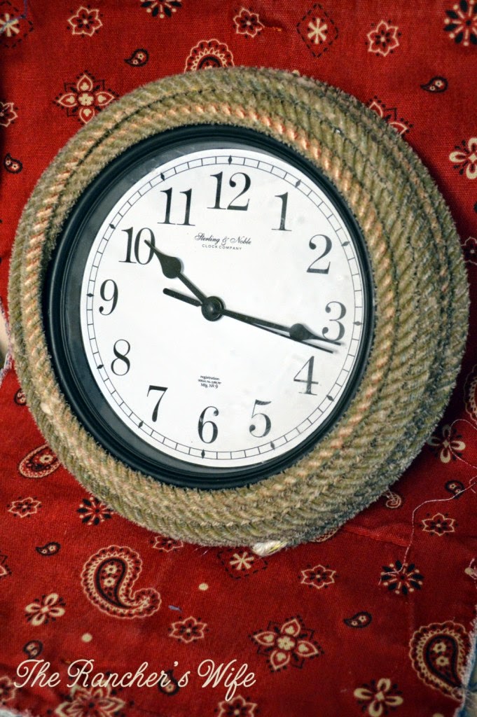 DIY Rope Clock - The Idaho Rancher's Wife