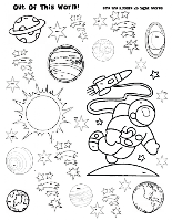 1st Grade Learning Stars: Here's the Space Sight Word Find