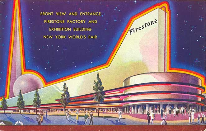 POSTCARDY: the postcard explorer: New York World's Fair: Firestone Factory