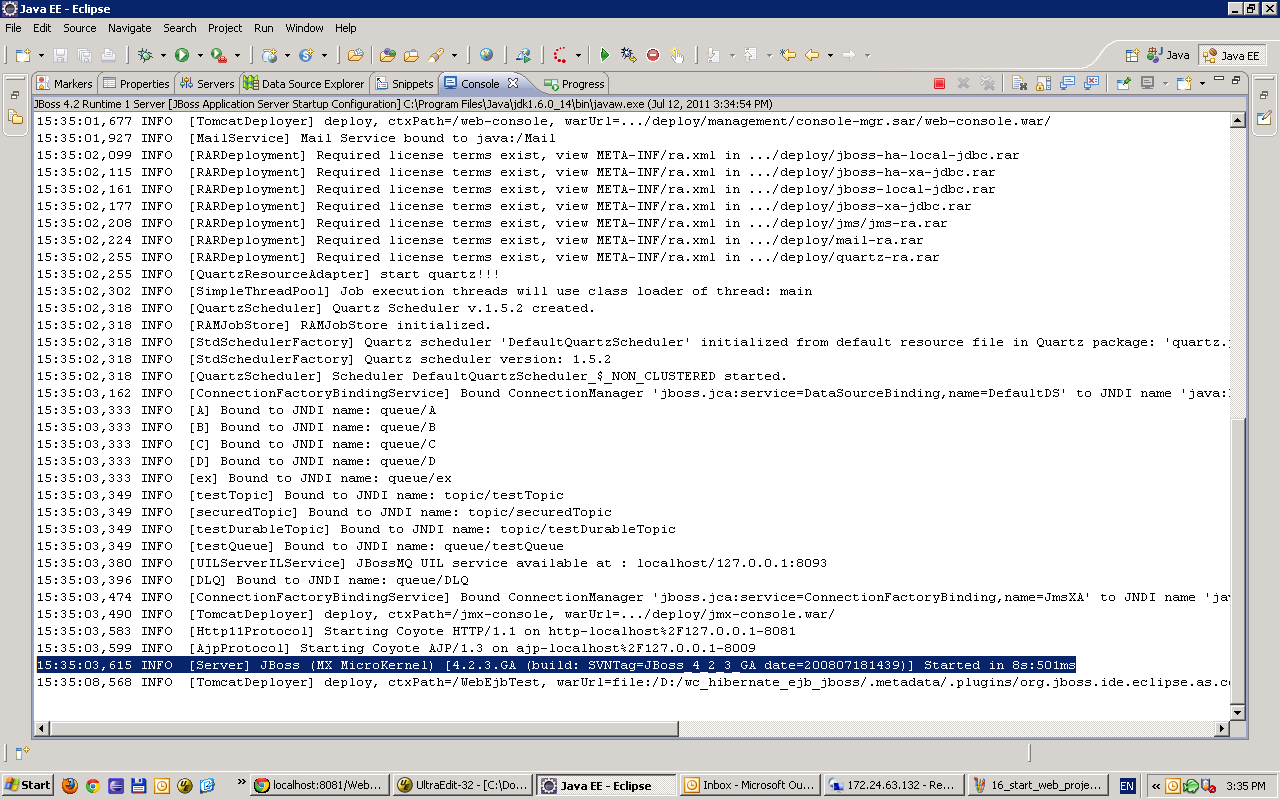 Java Frameworks & APIs: EJB - Configuración Eclipse + JBoss + EJB3