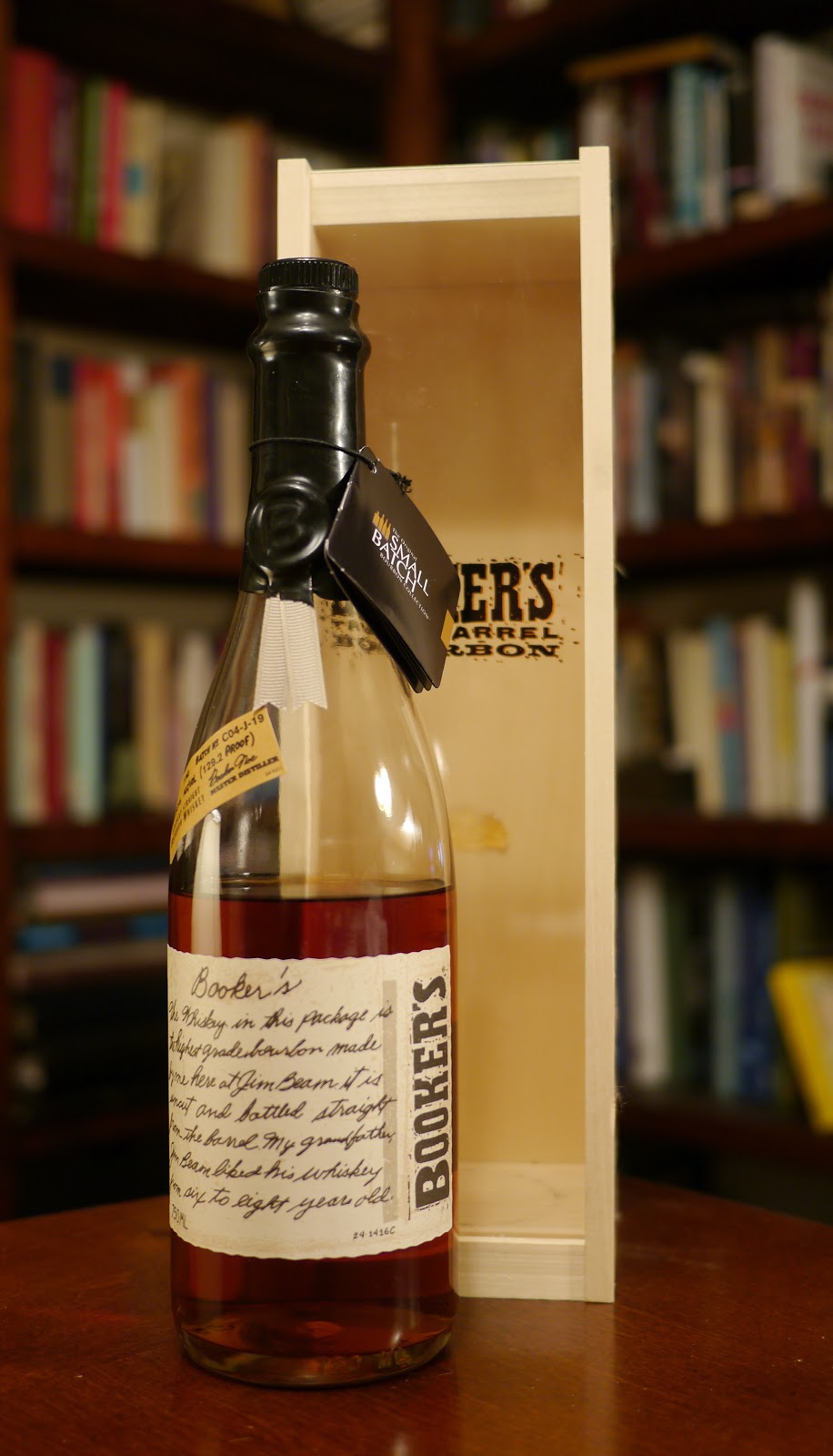 The Booker’s Cask Strength Small Batch 129 Proof Bourbon Whiskey (750 ...