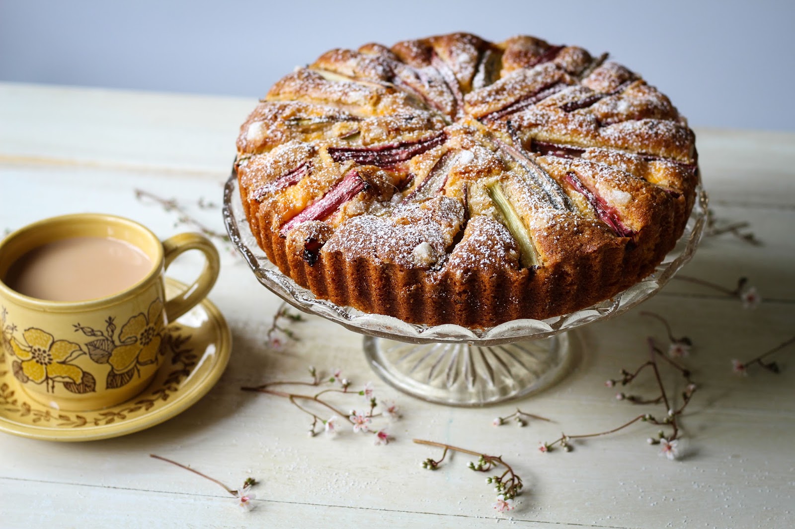 The Spoon and Whisk: Rhubarb and Custard Cake