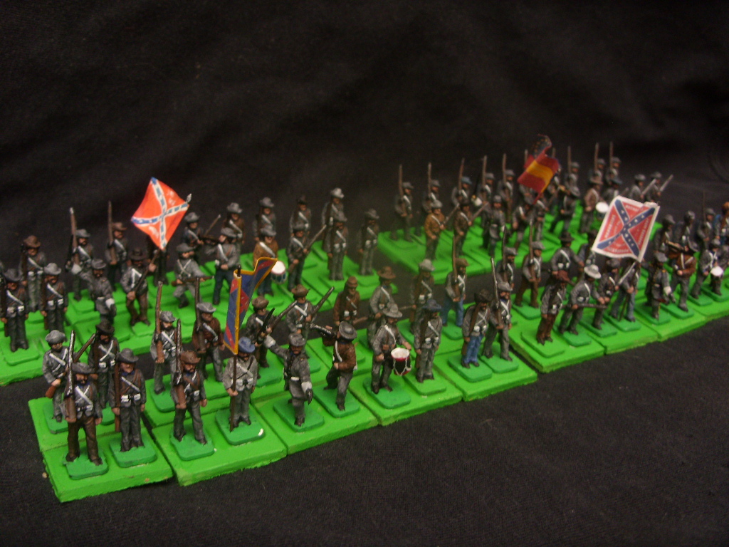 Paul´s Bods: Airfix ACW Wargaming - Confederate infantry