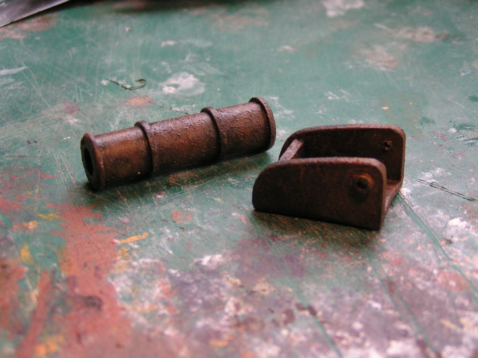 Dampf's modelling page: Painting Rust Tutorial