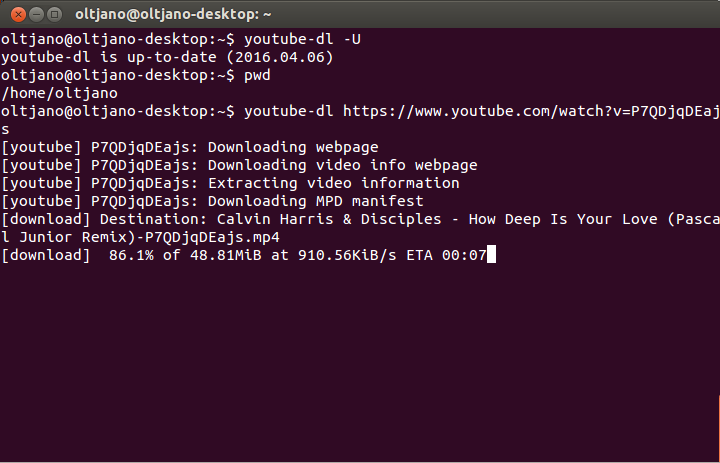 How to download a youtube video using youtube-dl | linux tutorials