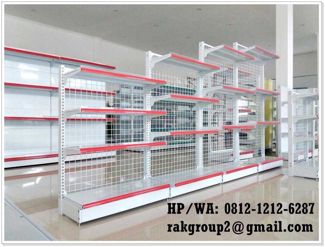 RAK GROUP: Rak Minimarket, Rak Supermarket DC15 Kapasitas 50 kg/level