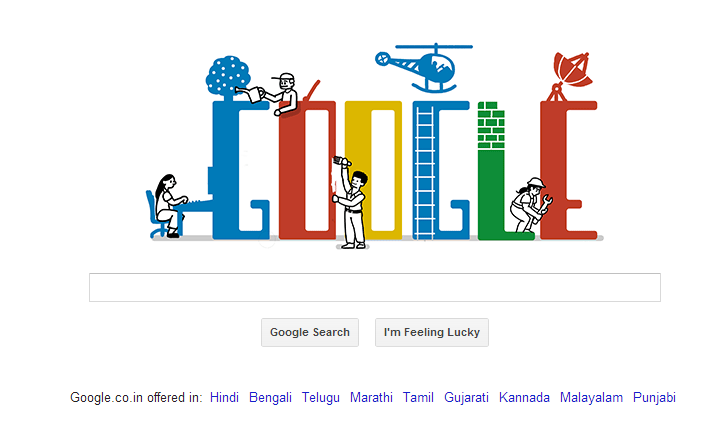 GOOGLE DOODLE Celebrating Labour Day today