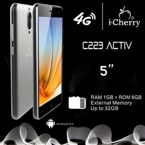 Harga dan Spesifikasi I-Cherry C223 Activ HP 4G | Harga dan Spesifikasi HP