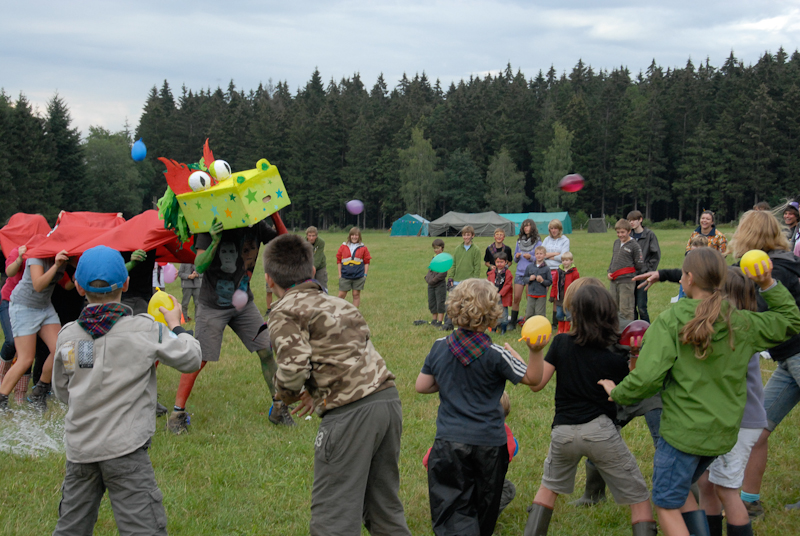 Kamp Scouts Rutten Tongeren 2012: 21/07: Het gemeenschappelijk spel