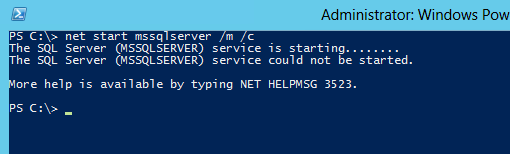 Travis Gan: SQL Server - Restore and Rebuild Master Database