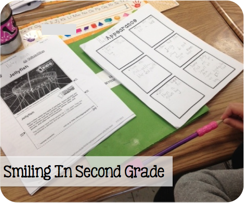 Smiling in Second Grade: Non-Fiction Writing: Steps 2 and 3