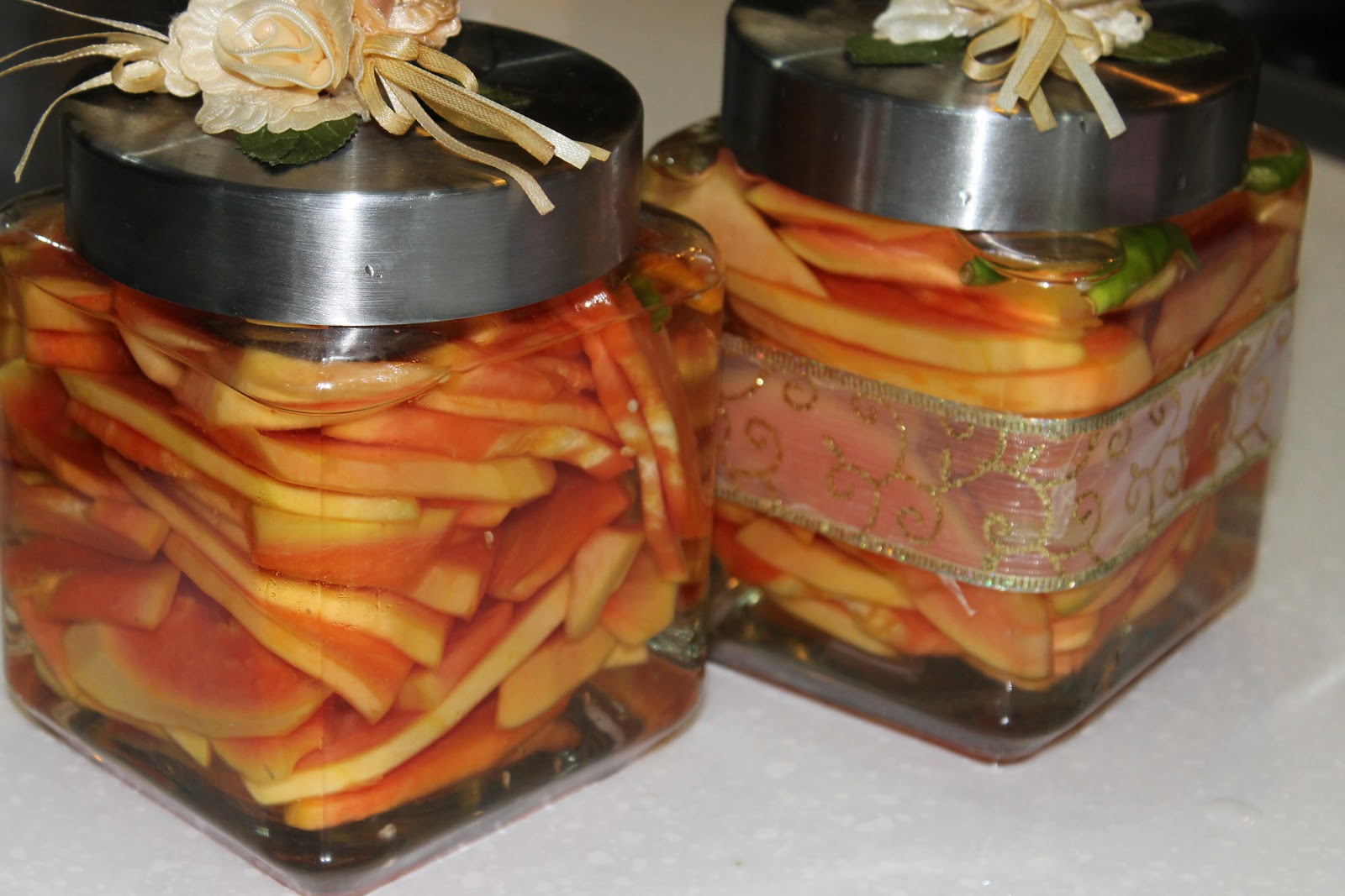ICookUMakan: Papaya Pickle (Jeruk Betik)