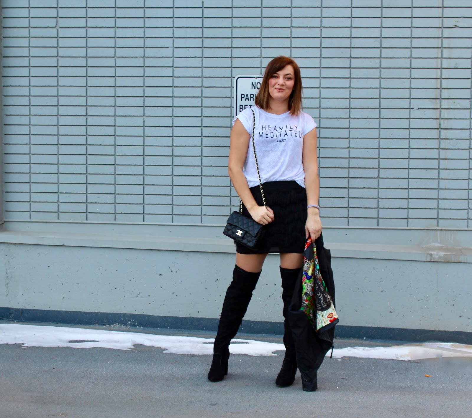 Letters to LA LA Land: OOTD - Skirt and OTK Boots